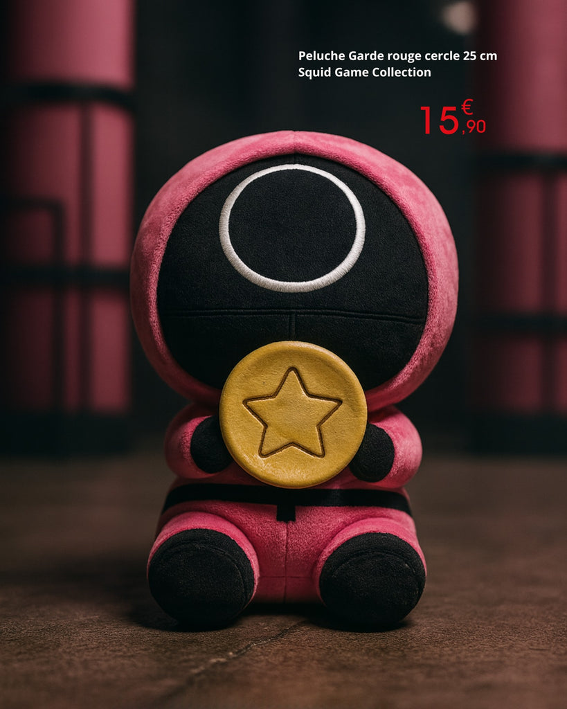 Peluche Garde rouge cercle 25 cm Squid Game Collection – Miniso Reunion